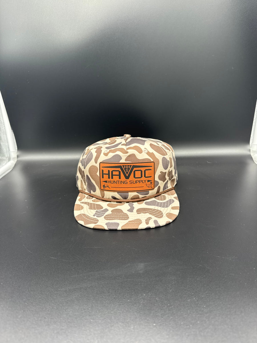 Brown Marsh Camo Rope Havoc Patch Hat – Havoc Hunting Supply